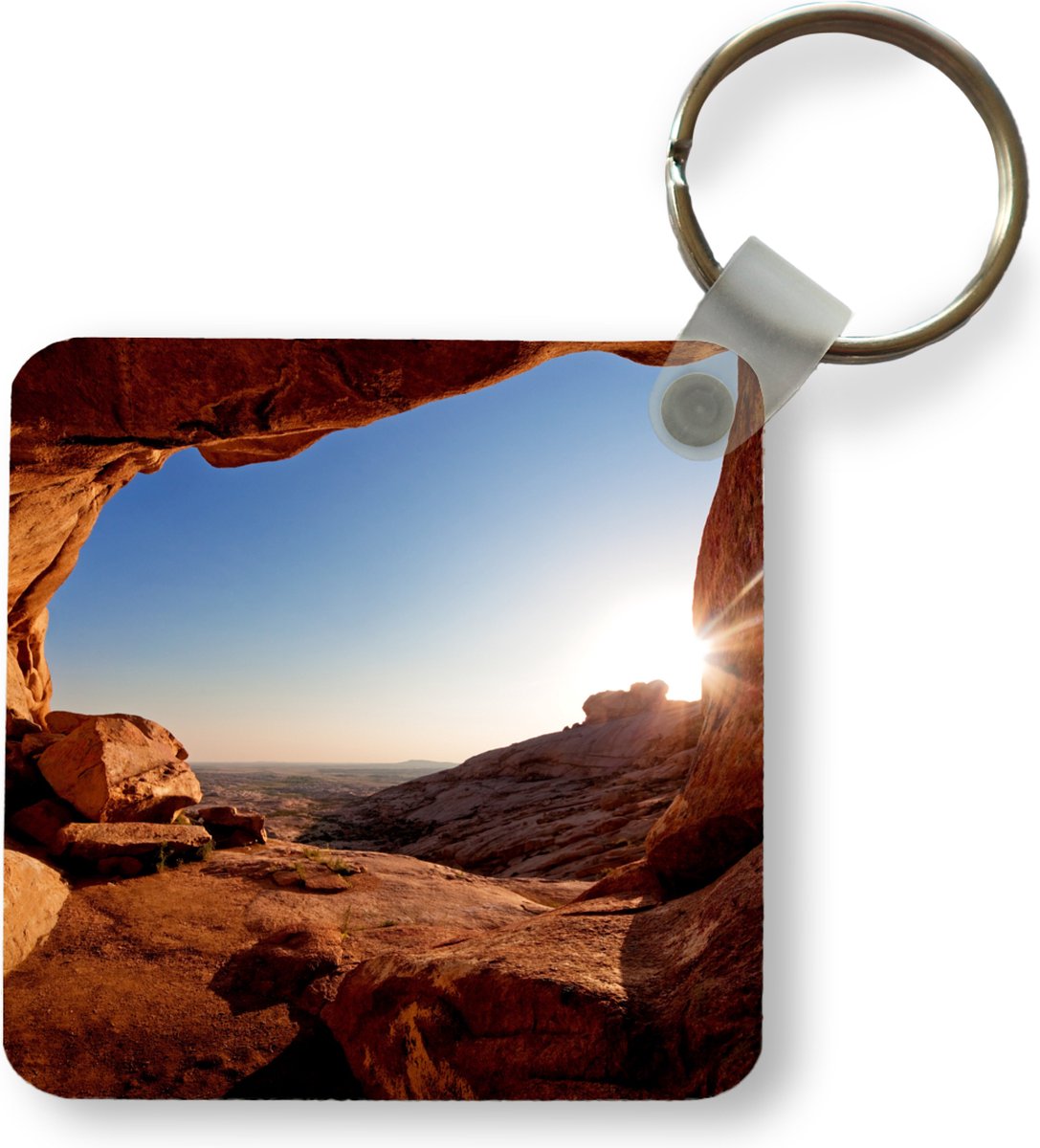 Sleutelhanger - Uitdeelcadeautjes - Grot - Woestijn - Zon - Landschap ...
