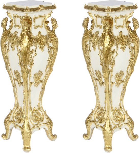 Luxe Zuilen - Barok Stijl - Créme Goud | bol