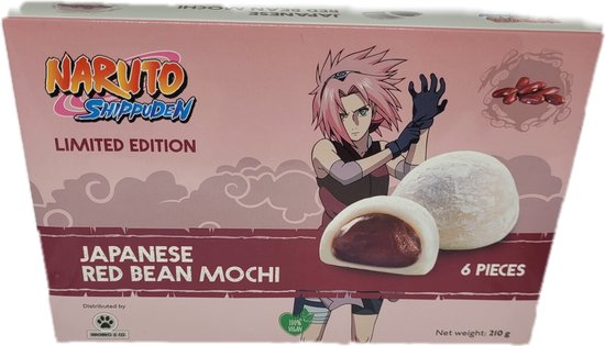 Naruto Shippuden Anime - Japanse Red Bean Mochi Limited Edition - 6 ...