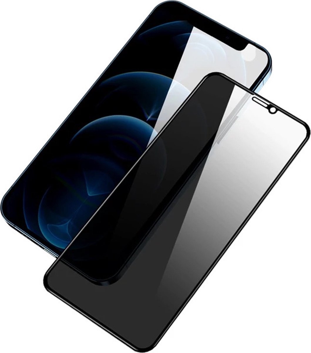 Privacy Screen Protector - Tempered Glass - Super Hardness - iPhone 14 Plus | bol.com