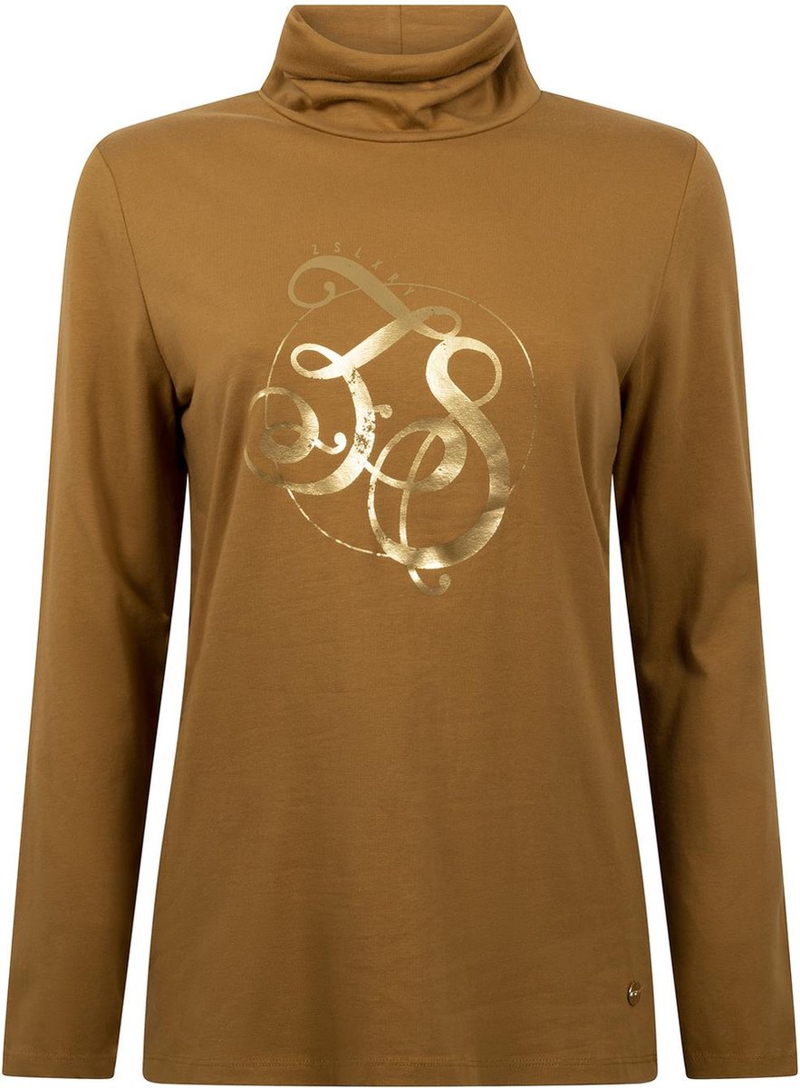 Zoso T-shirt Sanna 225 0136 Bronze Dames Maat - XXL | bol.com