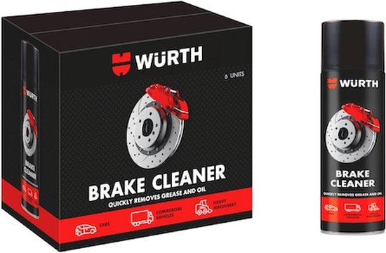 3 stuks - wurth - Promission trading - remmenreiniger - actie - 3 stuks verpakking -... | bol