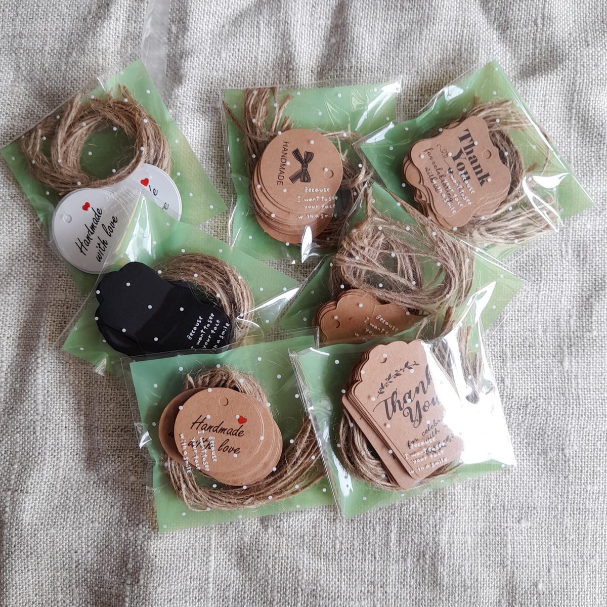 20 Witte Cadeaulabels - Rechthoekige Label Blanco - Kartonnen Labels ...