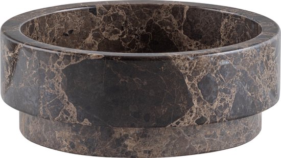 WOOOD Exclusive Nove Schaal - Marmer - Bruin - 8x20x20 | bol
