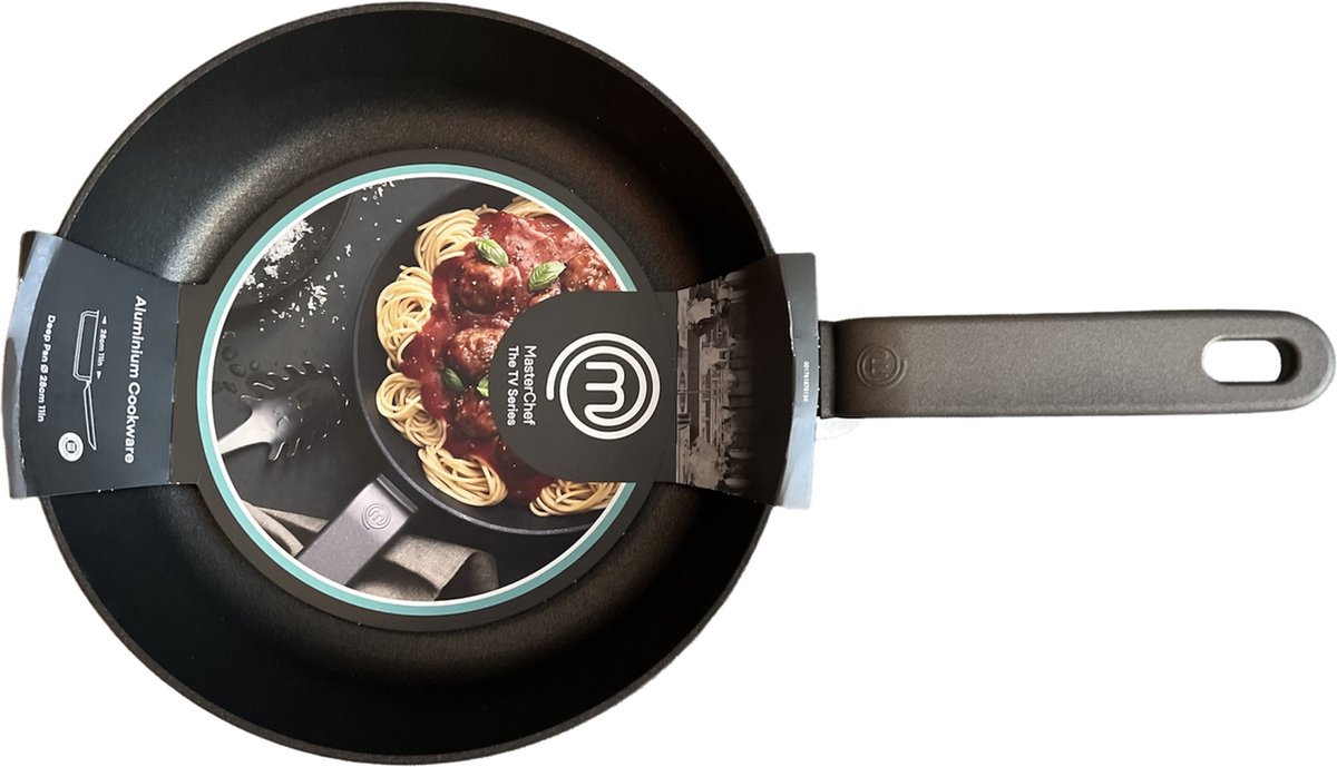 MasterChef - Pannenset - 3 Stuks - Wok 28cm , Hapjespan 28cm, Koekenpan ...