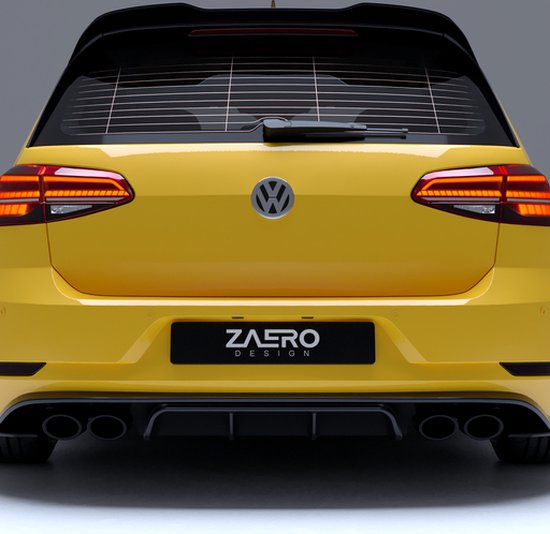 Zaero-Design EVO-1 Diffuser VW Golf 7.5 R 2017-2018 | bol