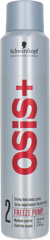 Schwarzkopf OSIS + Strong Hold Pump Spray 200 ml - 2 Freeze Pump | bol.com