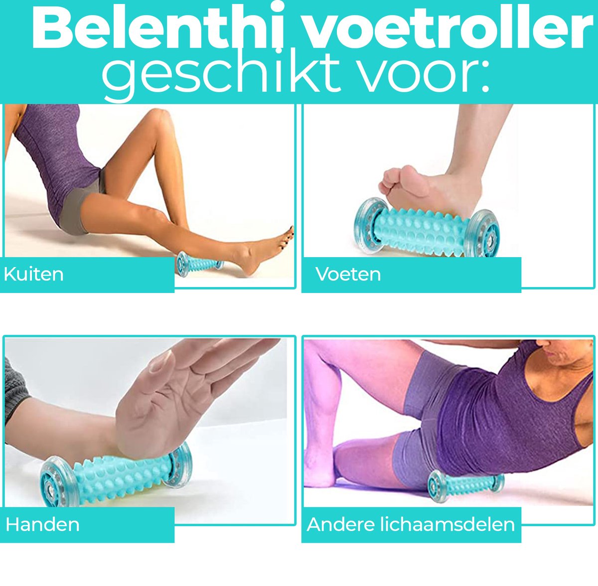 Voetroller- voetmassage - massagebal - foot roller - voet massage ...