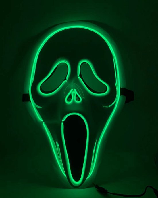 Scream Masker - LED Ghostface - Halloween Masker - Enge Masker ...