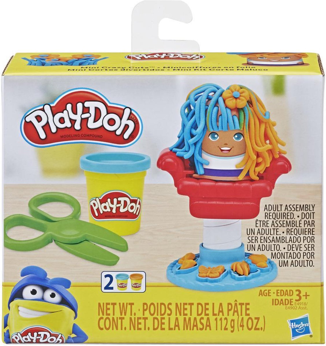Hasbro - Play-Doh - Mini Crazy Cuts - Kapper set | bol.com