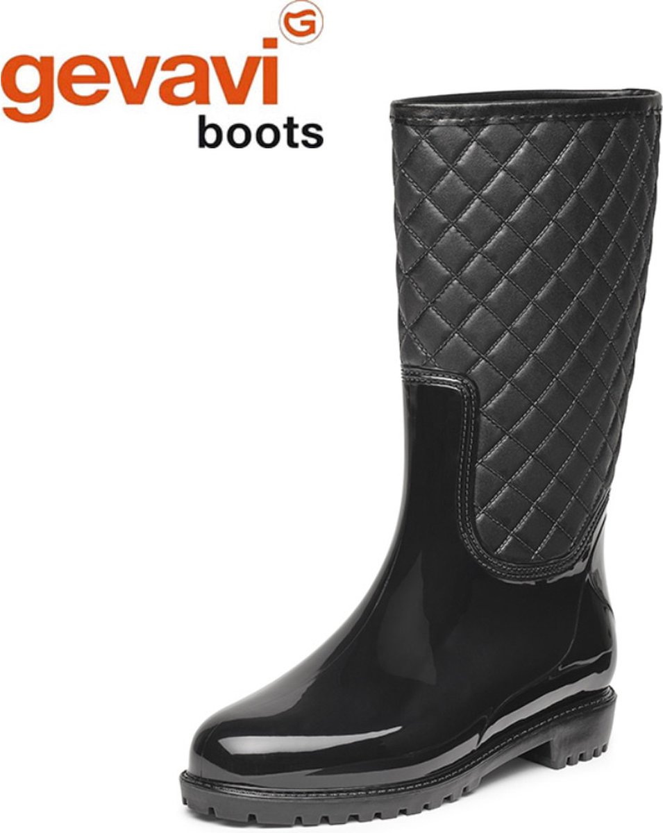 Gevavi Boots - Mary dameslaars pvc zwart | bol.com