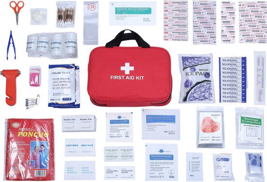 Nr1 ® First Aid Kit 180 delig - EHBO-set - Verbanddoos -Hoogwaardige ...