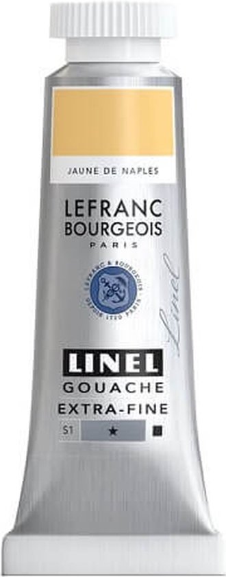 Lefranc & Bourgeois Linel Gouache Extra Fine Naples Yellow Hue 210 14ml ...