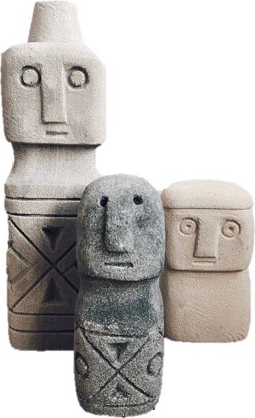 Stoneman - Set van 3 Stonemen - Stenen man - Stenen poppetje - Stenen ...