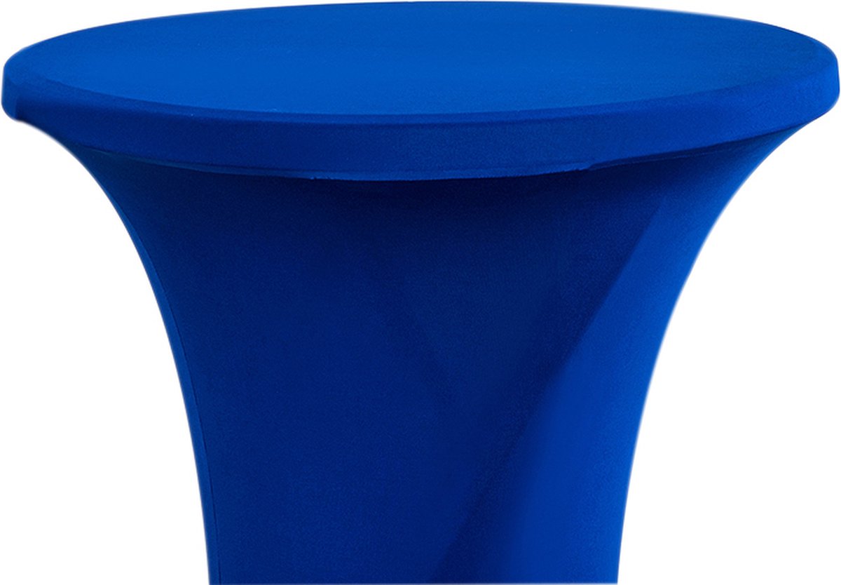 Statafelrok Blauw 80 cm per 12 - Alora tafelrok voor statafel - Statafelhoes -... | bol
