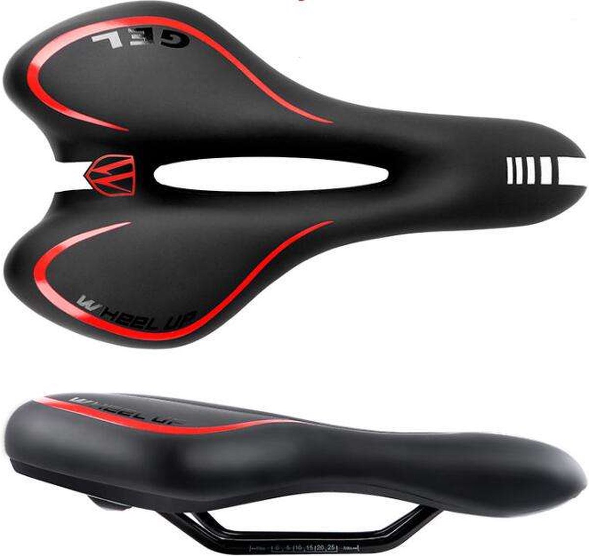 Fietszadel voor Dames en Heren Philippe Sail Sport Comfortabel Gel ...