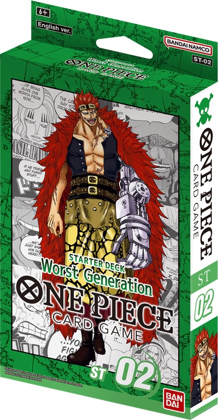 ONE PIECE CARD GAME - WORST GENERATION STARTER DECK ST02 - EN | Games | bol