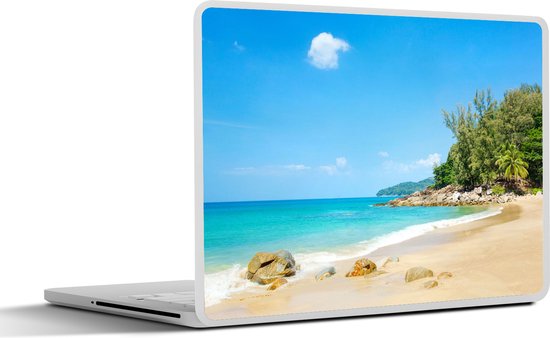 Laptop sticker - 14 inch - Strand - Zee - Planten - Tropical ...