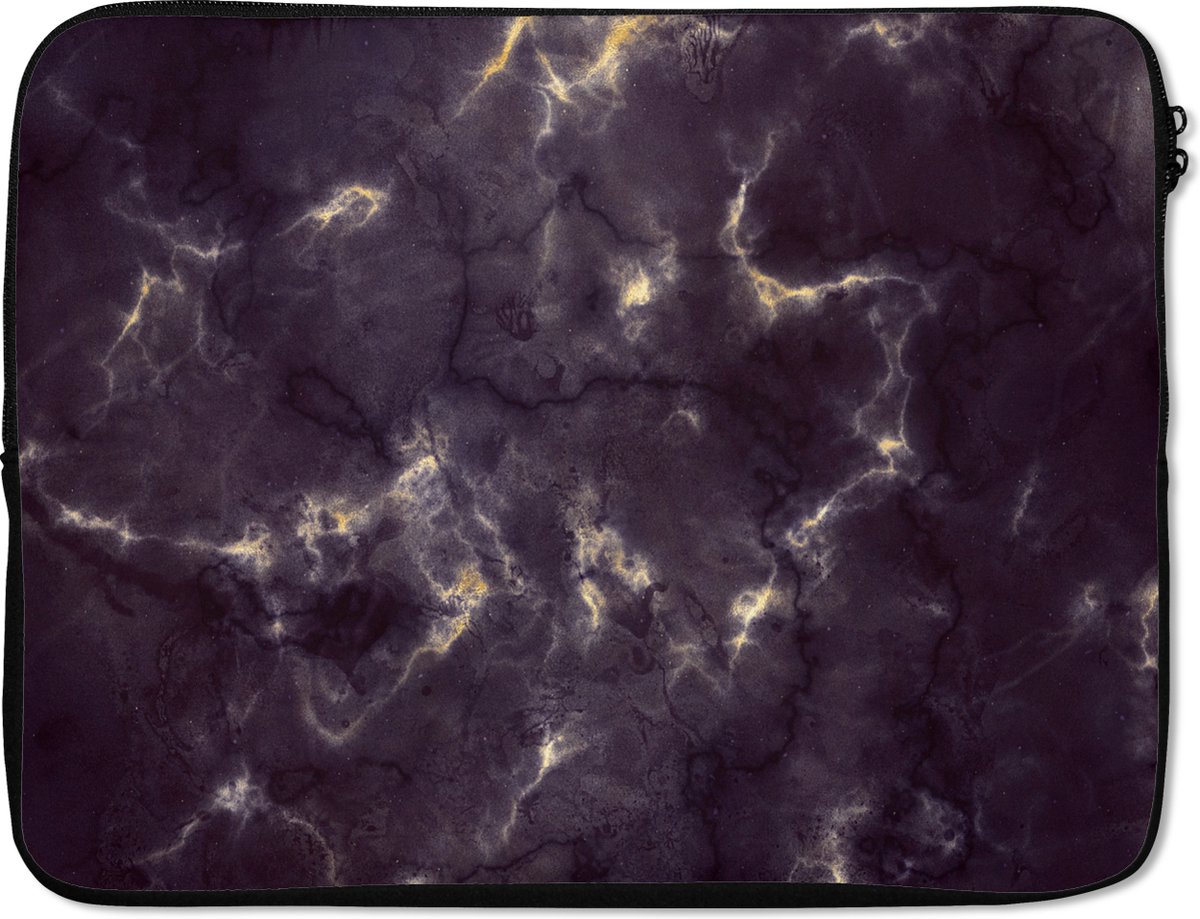 Laptophoes 15.6 inch - Goud - Edelstenen - Agaat steen - Geode - Laptop ...