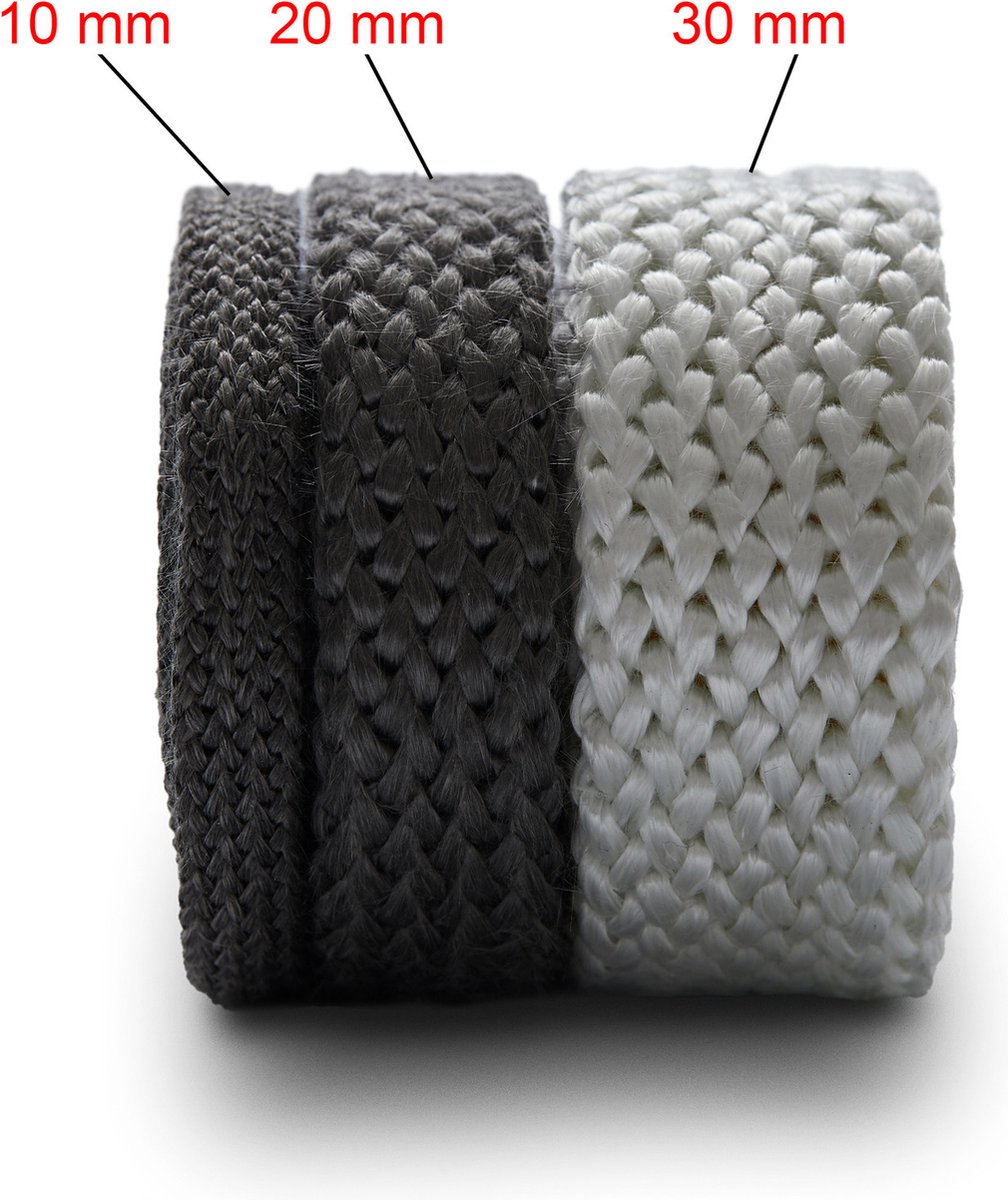 30 mm x 4 mm x 2,5 m Hittebestendige afdichting | Zelfklevend plat ...