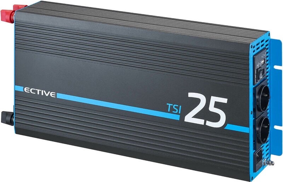 Ective TSI25 sinus stroomomvormer - 12V naar 230V - 2500 W | bol.com