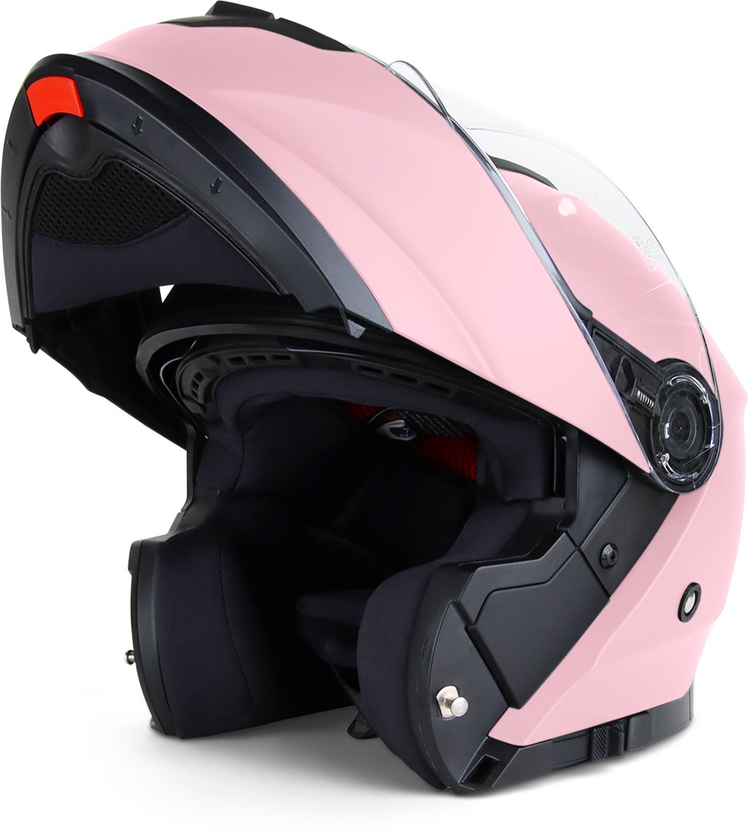 VINZ Santiago Systeemhelm Roze / Systeem Helm / Scooterhelm ...