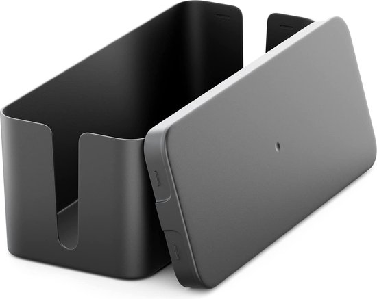 deleyCON Kabelmanagement Box Kabel Organiser Box Kabel Box 32,7cm x 13 ...