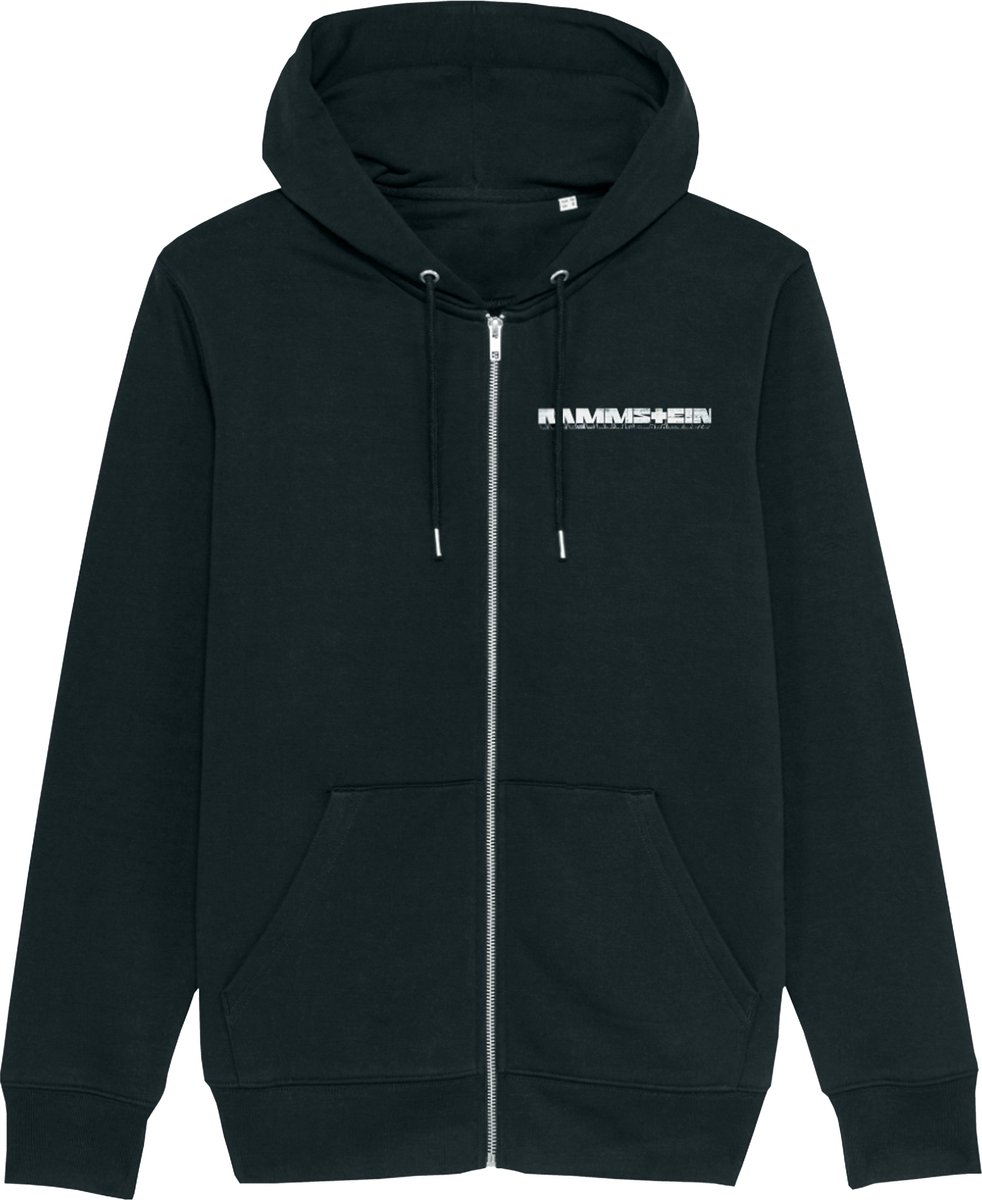 Heren Vest / Hoodie met Rits - Rammstein - Zwart - Maat L | bol.com