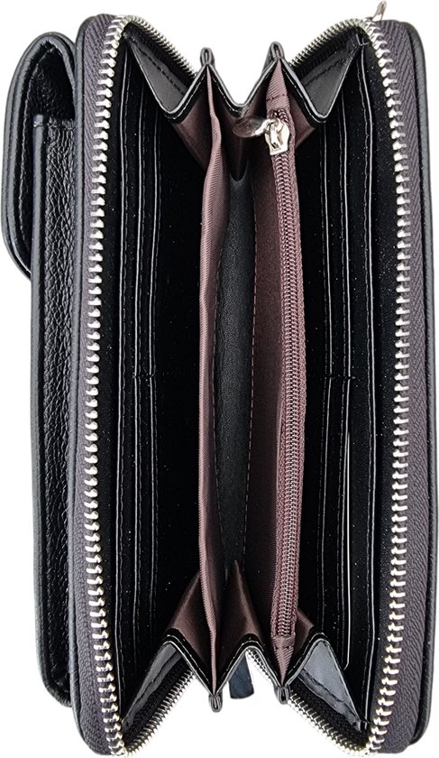 VIQRI - compact telefoontasje - portemonnee tas - tas - RFID anti skim ...