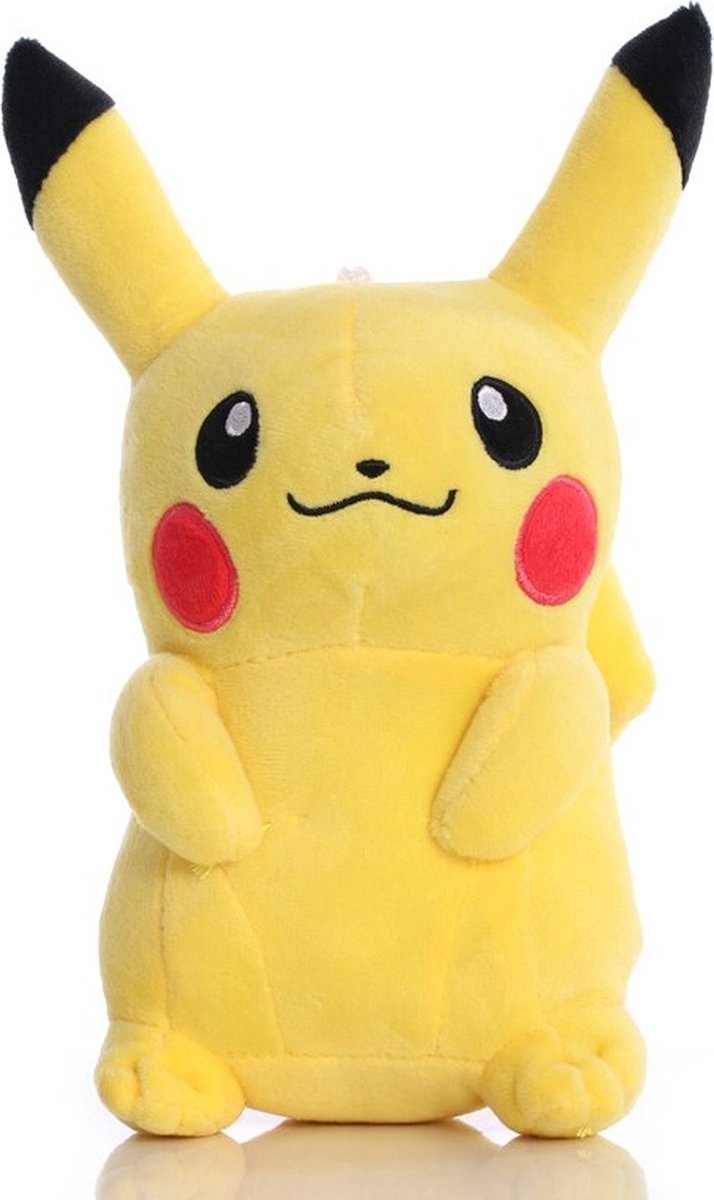 Pokémon - Pikachu Knuffel - Pluche Knuffel - 23 cm - Incl zuignap | bol.com