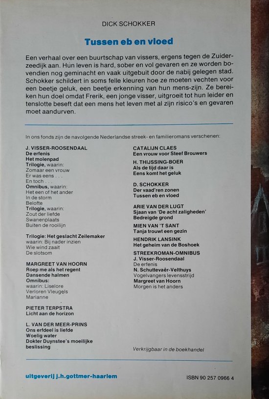 Tussen eb en vloed, Schokker | 9789025709662 | Boeken | bol