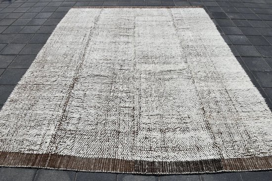 Nieuwe Techniek Kelim: Pompom Vloerkleed - 100% Wol - 333x263cm ...