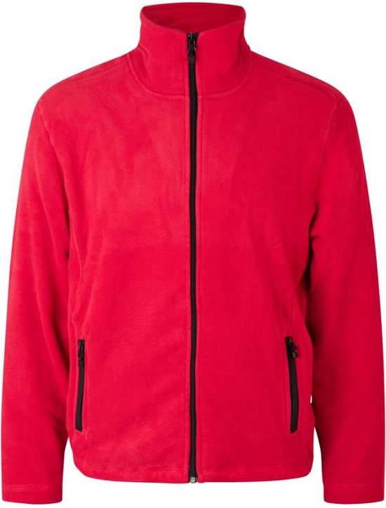 ID Micro fleece Vest Heren Rood - Maat L | bol