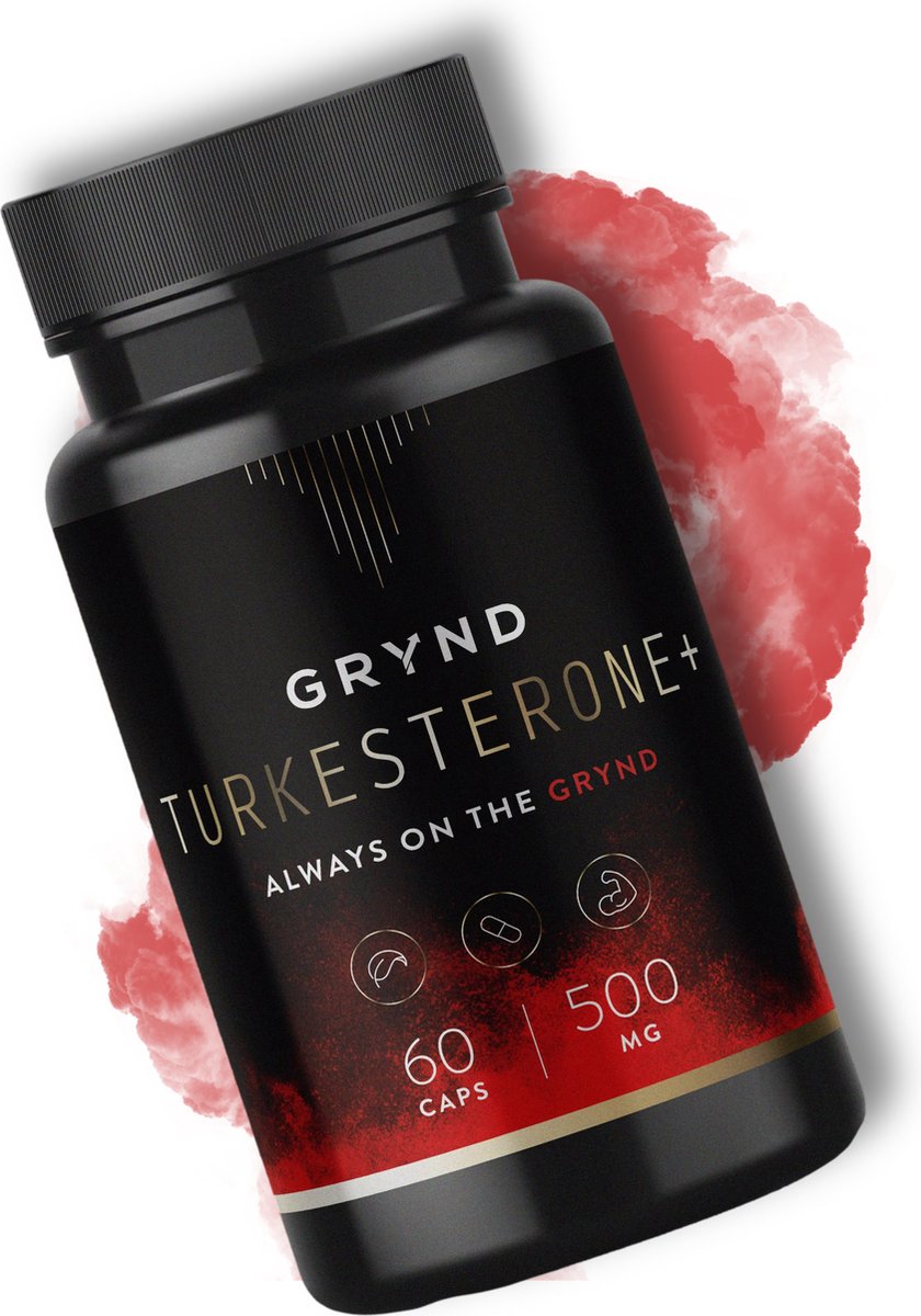 Grynd - Turkesterone 500mg - Testosterone Booster - 60 Capsules | bol