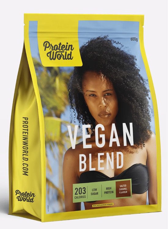 Protein World - Vegan Protein Blend - Salted Caramel | bol.com
