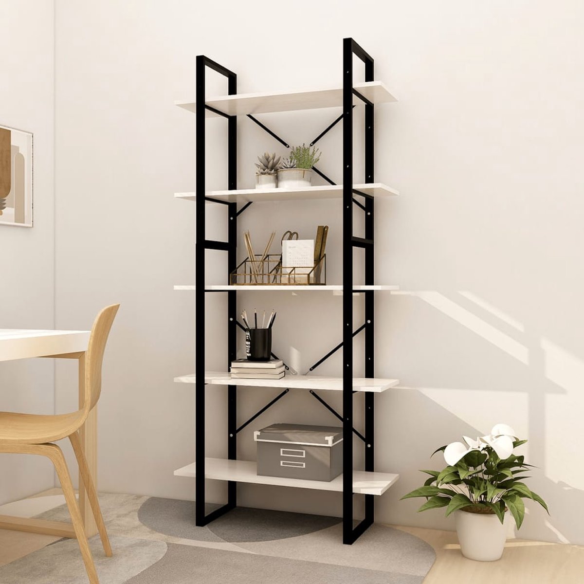 Prolenta Premium - Boekenkast - Boekenrek - 80 x 30 x 105 cm (B x D x H ...