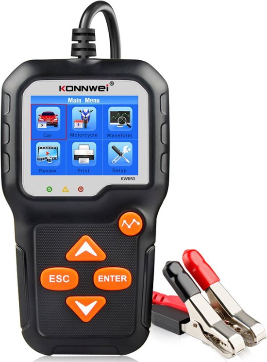 Thuys Accutester - batterijtester - voltmeter auto - accumeter - accu ...