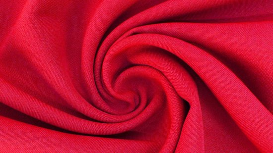 Texturé / Burlington Stof Uni - Rood 15 - 1 Meter | bol