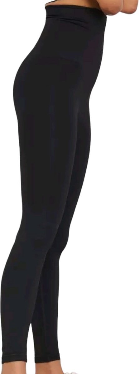 Dames Thermo Legging - Zwart, 380 DEN PANTY - Warme voering Thermokleding Dames -... | bol