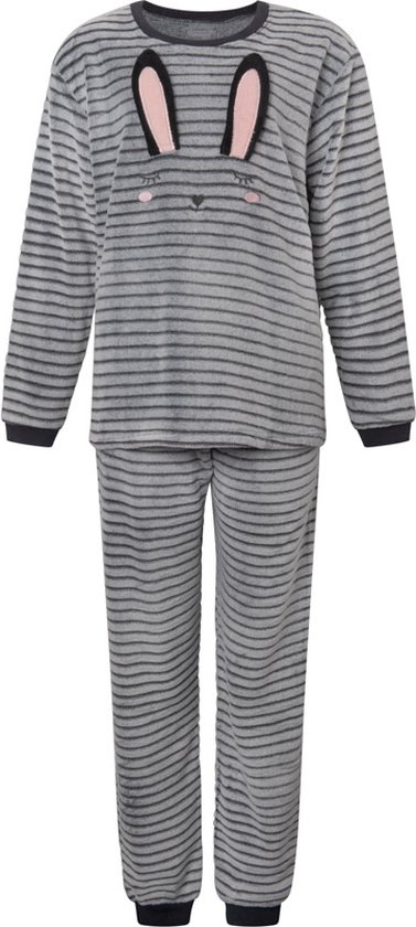 Dames huispak fleece 691351 grijs M | bol.com