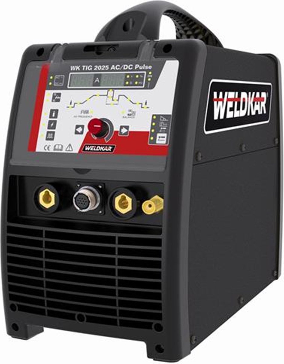 Weldkar WK TIG 2025 AC/DC Pulse Inverter (AC/DC) - Draagbaar - 200A ...