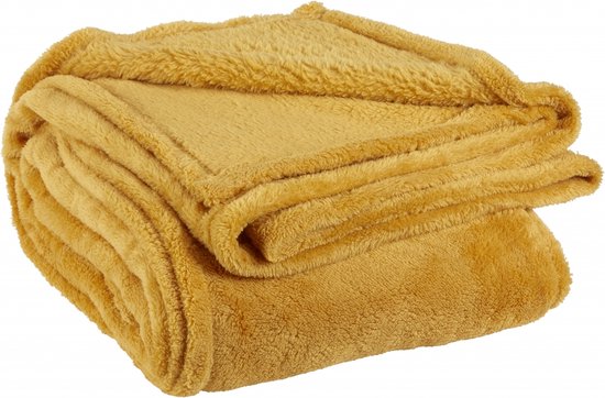 Plaid - Justin - Geel - Polyester | bol