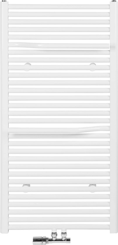 Ben Lineos handdoekradiator 122x60cm 894W Wit | bol