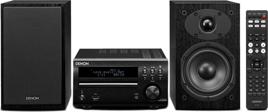 Denon Set RCD-M40DAB Black/Black | bol