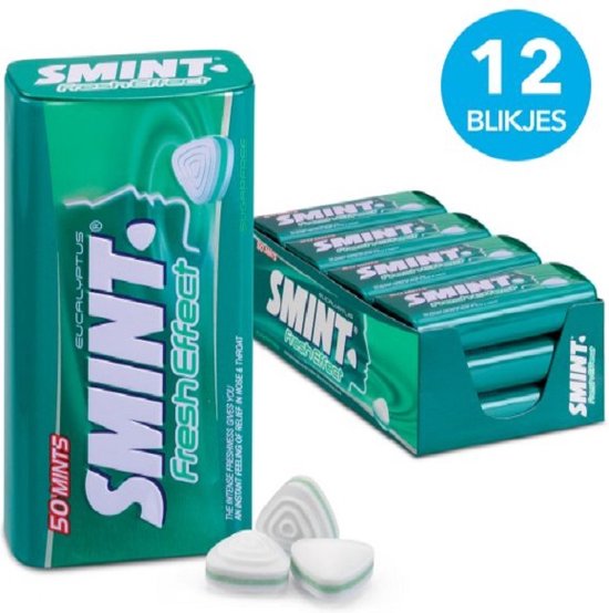 Smint | Fresh Effect | Eucalyptus | 12 doosjes | bol.com