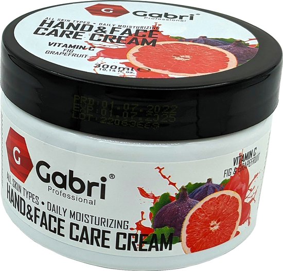 Gabri Hand & Face Cream Creme Fig Grapefruit 300ml | bol.com