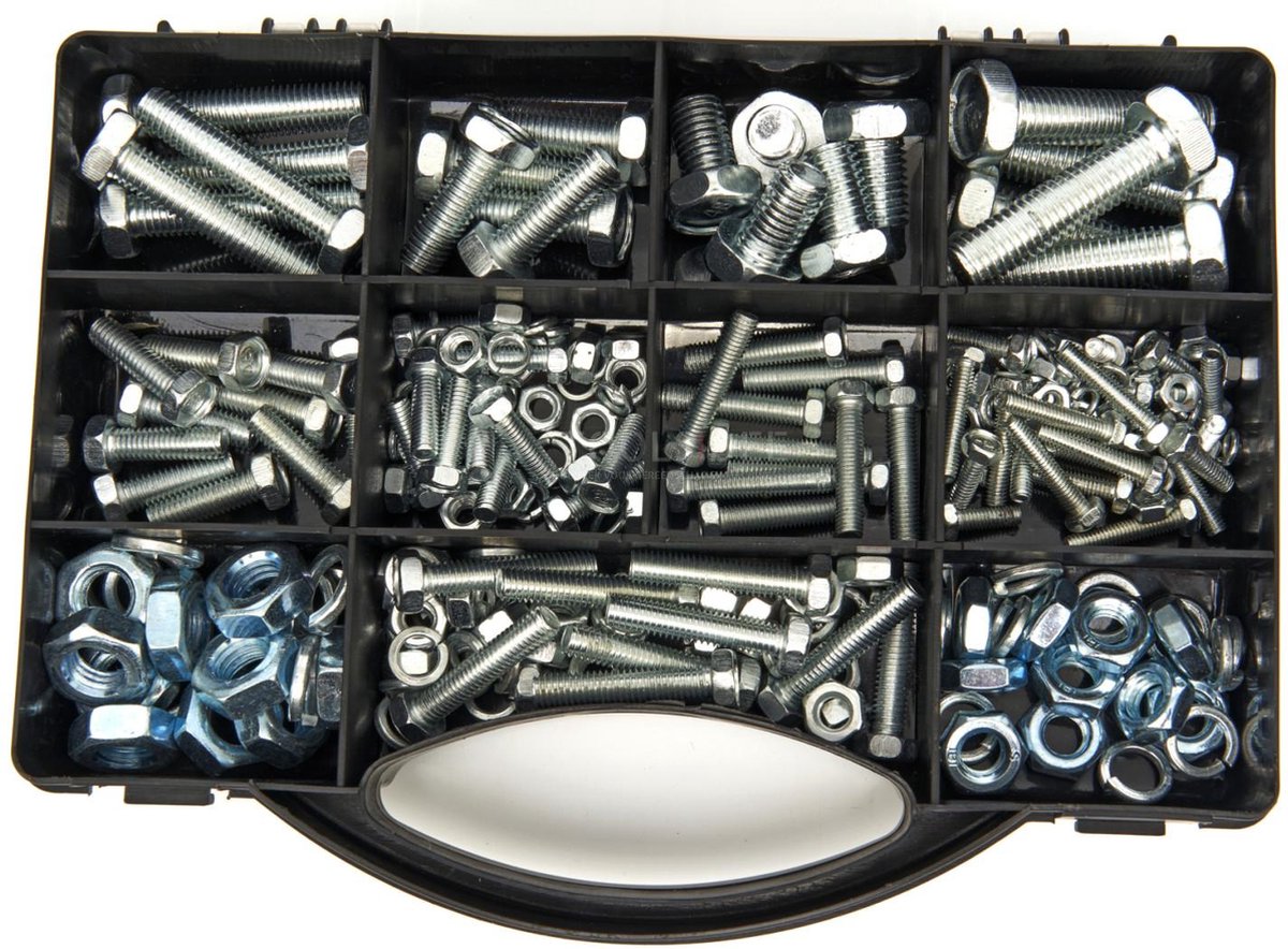 HBM 240 Delige Moeren en Bouten Assortimentsdoos | bol.com