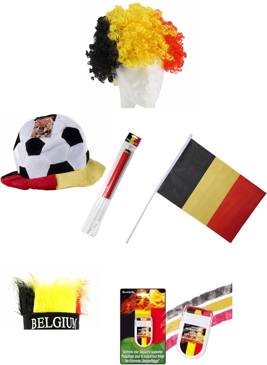 Belgie Supporters pakket - WK pakket - Red Devils - Rode duivels - 5 ...