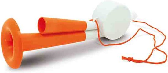 Urbankr8® - Nederlands Toeter Met Koord Oranje 22 X 6 Cm - 6 stuks ...