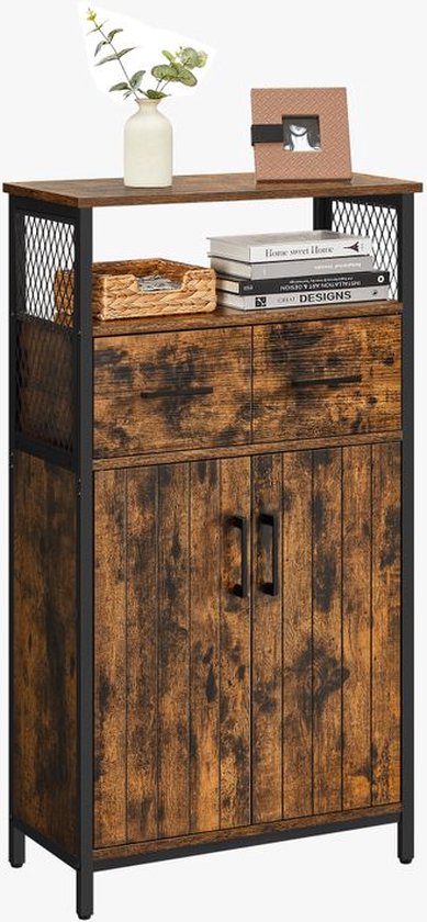 Dressoir - Verstelbare plank - open vak - 60 x 30 x 108 cm ...